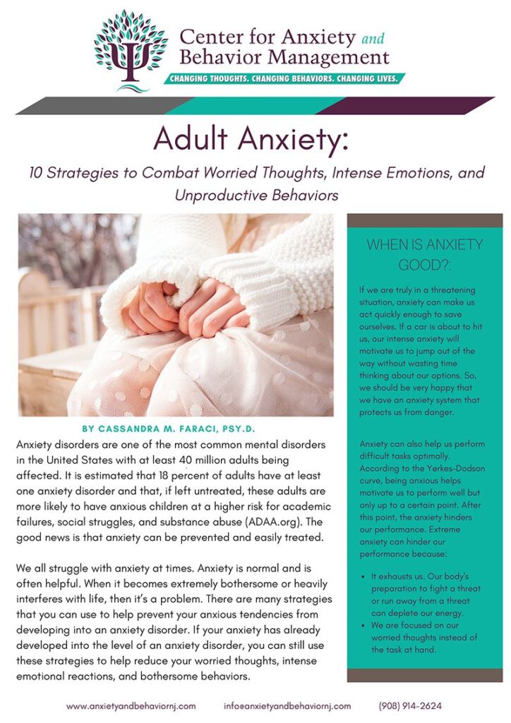 Resources | Anxiety and Behavior NJ